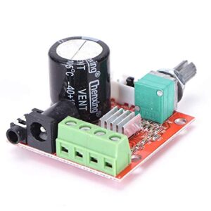 hiletgo pam8610 mini stereo amp audio amplify board digital portable ampli module 10w+10w dual channel amplifier class-d 12v dc