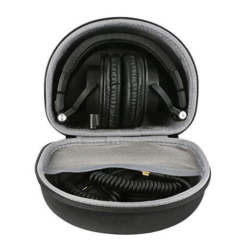 for Audio-Technica ATH-M50x ATH-M50xMG ATH-M50xRD ATH-M40x ATH-M30x ATH-M70x Professional Studio Monitor DJ Headphones Headset Hard Carrying Travel Case Bag by co2CREA