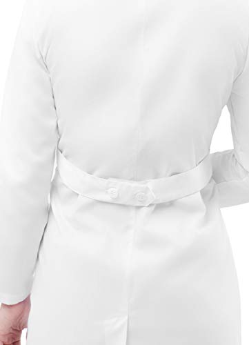 Adar Universal Lab Coats for Women - Belted 33" Lab Coat - 2817 - White - 3X