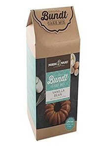 nordic ware vanilla bean bundt cake mix blue, 18 oz.