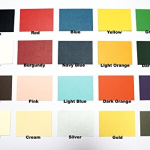 topseller100, Pack of 50 sheets 8x10 UNCUT matboard/mat boards (Black)