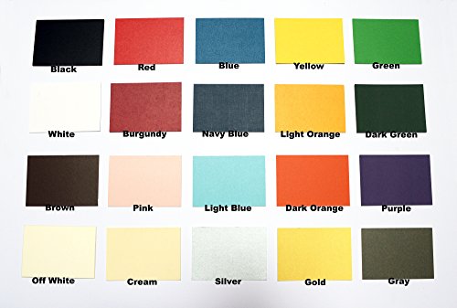 topseller100, Pack of 50 sheets 8x10 UNCUT matboard/mat boards (Black)