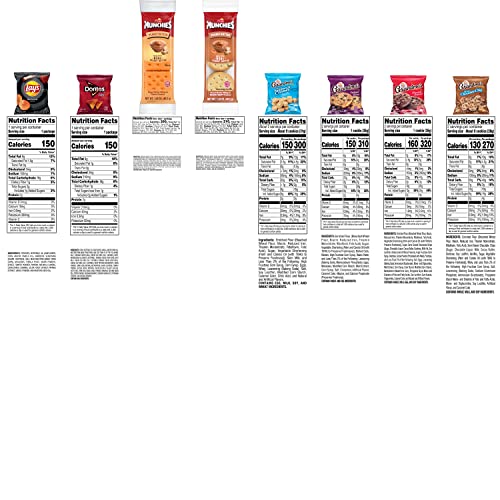 Frito Lay Ultimate Snack Care Package, Variety Assortment of Chips, Cookies, Crackers & More, 40 Count