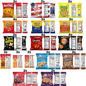 Frito Lay Ultimate Snack Care Package, Variety Assortment of Chips, Cookies, Crackers & More, 40 Count