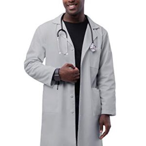 Adar Universal Unisex Lab Coats - Classic 39" Lab Coat - 803 - Silver Gray - 38