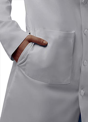 Adar Universal Unisex Lab Coats - Classic 39" Lab Coat - 803 - Silver Gray - 38