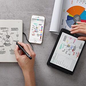 Moleskine Pen+ Smart Writing Set Pen & Dotted Smart Notebook - Use with Moleskine App for Digitally Storing Notes (Only compatible with Moleskine Smart Notebooks)