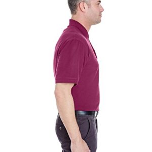 UltraClub Men's Whisper Piqué Polo XL WINE