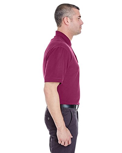 UltraClub Men's Whisper Piqué Polo XL WINE