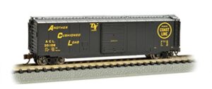 bachmann industries sliding door box atlantic coast line n-scale freight car, 50'