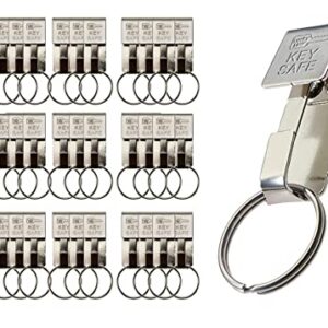 Lucky Line Key Safe Slip-On, 2” Wide Belt Key Ring - Heavy Duty Belt Key Clip, Key Chain, 30 per Bag