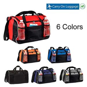 Duffle Bag, 17" BuyAgain Small Travel Carry On Sport Duffel Gym Bag For Men Women Red