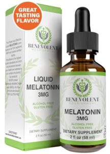 liquid melatonin for kids and adults 3mg - natural sleep aid drops, berry vanilla flavor, made in usa. tincture helps fall asleep faster, stay asleep longer. children friendly. non-gmo. no fillers.