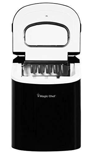 Magic Chef 27-Lb. Portable Black Countertop Ice Maker, 27 lb