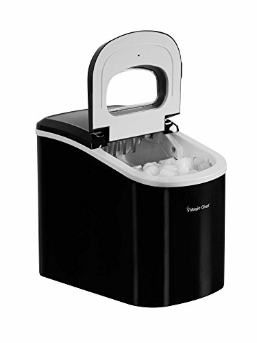 Magic Chef 27-Lb. Portable Black Countertop Ice Maker, 27 lb