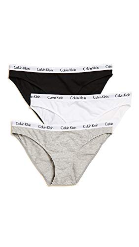 Calvin Klein Underwear Women's Carousel 3 Pack Panties, Multi, XS