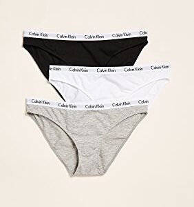 Calvin Klein Underwear Women's Carousel 3 Pack Panties, Multi, XS