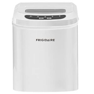 Frigidaire EFIC102-WHITE Portable Compact Maker, Counter Top Ice Making Machine, White, 26lb per Day