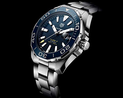 Tag Heuer Men's WAY201B.BA0927 Aquaracer Calibre 5 Automatic 300m Ceramic Bezel Watch