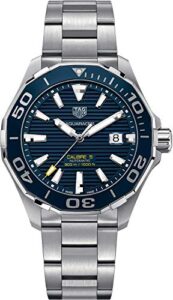 tag heuer men's way201b.ba0927 aquaracer calibre 5 automatic 300m ceramic bezel watch