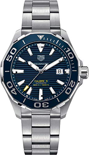 Tag Heuer Men's WAY201B.BA0927 Aquaracer Calibre 5 Automatic 300m Ceramic Bezel Watch