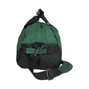 iEquip Duffle Bag, Gym Bag, Heavy Duty Travel Bag Two Tone (Green - small (14" x 8.5" x 8.5"))