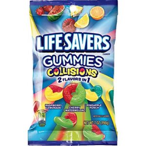 life savers gummies collisions assorted flavors, 7 oz