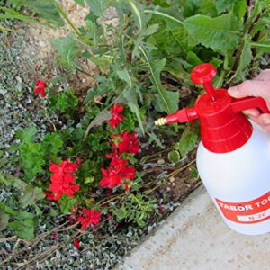 TABOR TOOLS 0.5 Gal Pump Pressure Sprayer, One-Hand Garden Sprayer & Mister. N-20. (0.5 Gallon)