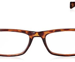 Foster Grant Lloyd Lightspecs Lighted Reading Glasses, Tortoise/Transparent, 59 mm