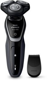 philips norelco electric shaver 5110 wet & dry, s5205/81, with smartclick precision trimmer