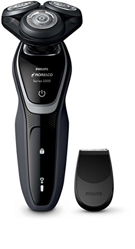 Philips Norelco Electric Shaver 5110 Wet & Dry, S5205/81, with SmartClick Precision Trimmer