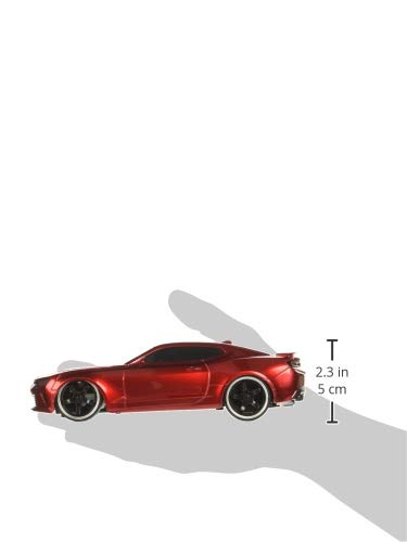 Jada Toys Bigtime Muscle 7.5" 2016 Chevy Camaro SS Remote Control Car RC 2.4GHz Red, Toys for Kids and Adults, Candy Red (97779)