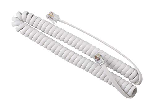 Cisco Spare Telephone Handset Cord for Cisco IP Phone 7800, 8800, and DX600 Series, White, 1-Year Limited Hardware Warranty (CP-DX-W-Cord=)