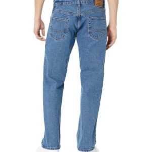 Signature by Levi Strauss & Co. Gold Label Men's Relaxed Fit Flex Jeans (Available in Big & Tall), Medium Indigo-Waterless, 32W x 30L