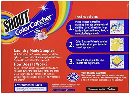 Shout Washer Sheets - 24 ct - 2 pk