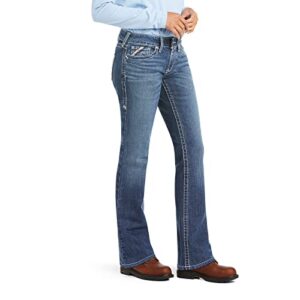 ariat women fr flame resistant durastretch entwined boot cut jean, oceanside, 27 regular