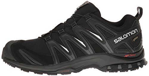 Salomon Men's XA PRO 3D Gore-TEX Trail Running Shoes, Black/Black/Magnet, 10.5