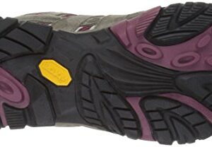 Merrell Women's Moab 2 Mid Waterproof Hiking Boot, Boulder/Blush, 10 M US