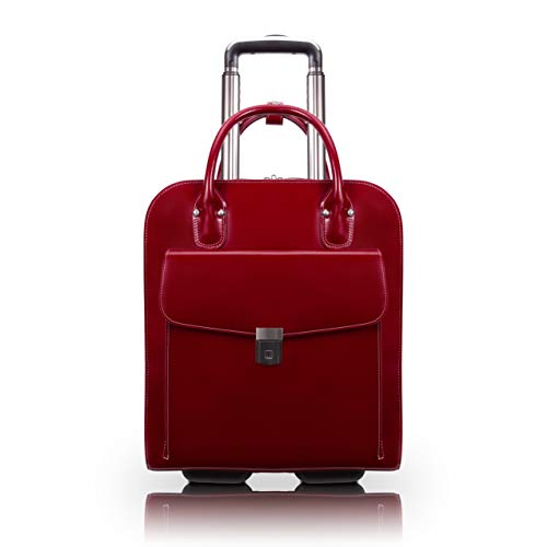 McKlein Briefcase, Red, 13 50 L x 6 W x 16 H