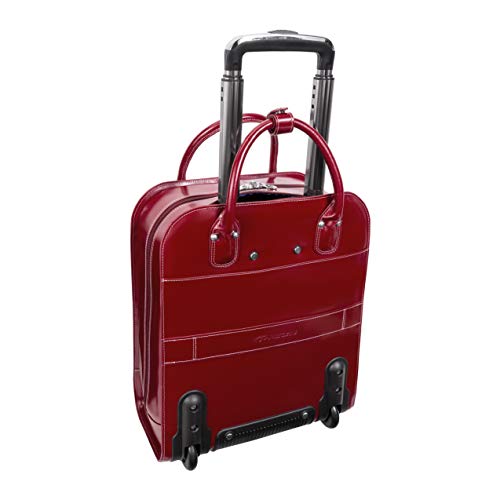 McKlein Briefcase, Red, 13 50 L x 6 W x 16 H