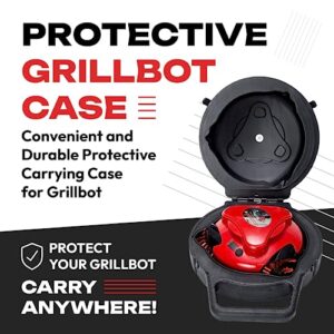 Grillbot Automatic Grill Cleaning Robot (Red, Grillbot Bundle)