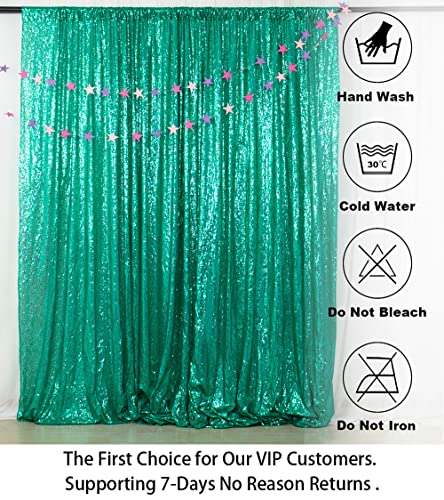 4FTX6FT-Mint Green-Sequin Photo Backdrop Wedding Backdrop Photo Booth,Party Backdrop Photography Background (Mint Green)