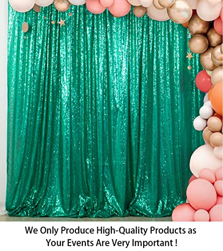 4FTX6FT-Mint Green-Sequin Photo Backdrop Wedding Backdrop Photo Booth,Party Backdrop Photography Background (Mint Green)