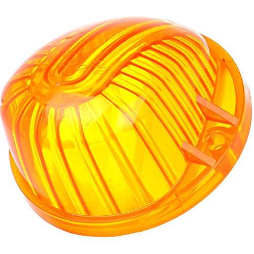 ECCPP 5 Amber Round-Shape Cab Marker Light 9069A Cover Lens for for Chevrolet truck pickup 1973-1991 for Chevrolet K30 Pickup K20 Suburban K10 Suburban C10 Pickup Blazer K5 Blazer C70 C60 C50 etc