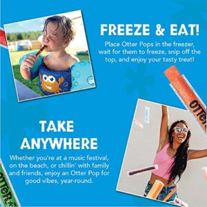 Otter Pops Freezer Ice Bars, Fat Free Ice Pops, Original Flavors (80-1 oz pops)