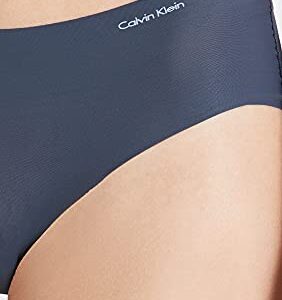 Calvin Klein Underwear Women's Invisibles Hipster 3 Pack, Black/Light Caramel/Speakeasy, XS