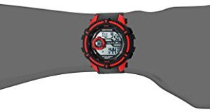 Armitron Sport Men's 40/8384RED Red Accented Digital Chronograph Black Resin Strap Watch