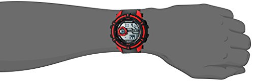 Armitron Sport Men's 40/8384RED Red Accented Digital Chronograph Black Resin Strap Watch