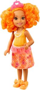 barbie dreamtopia rainbow cove sprite doll - orange