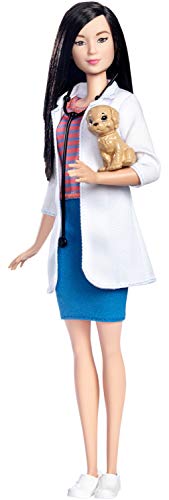 Barbie Pet Vet Doll with Puppy Patient, Brunette